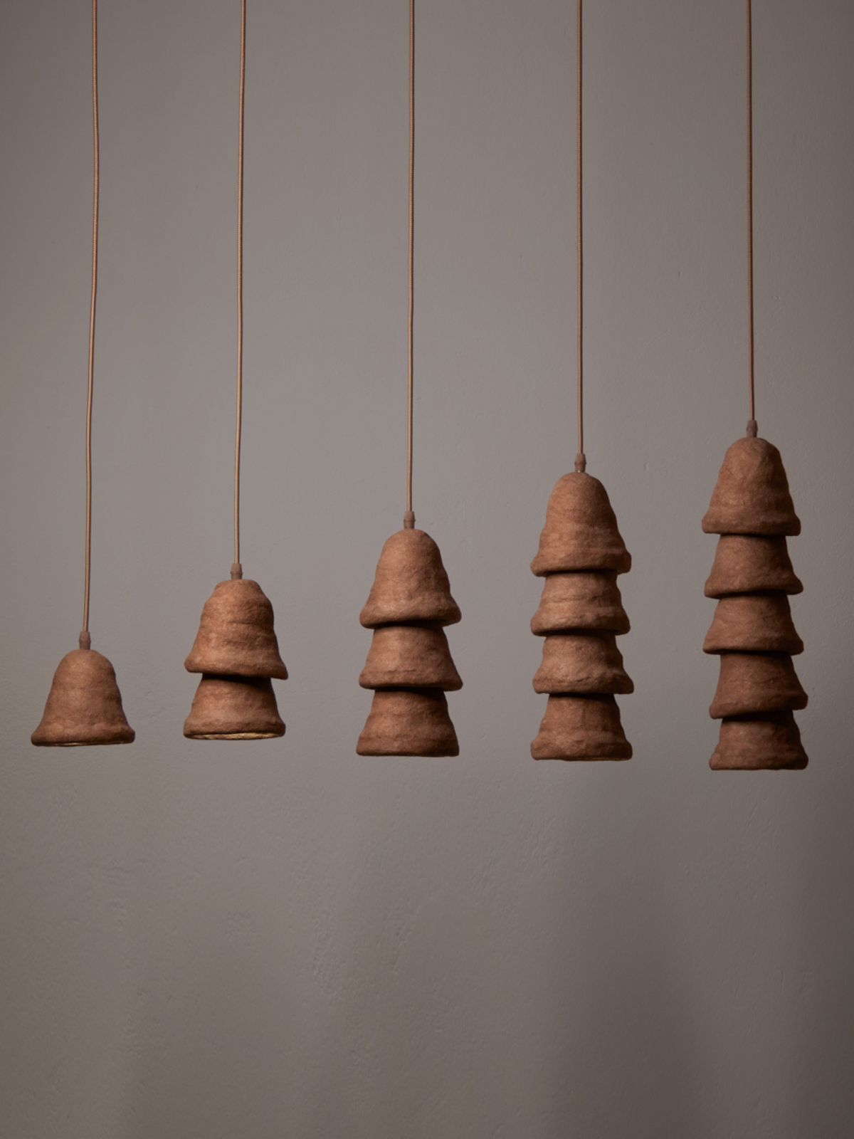 Bell Shaped Pendant Light - Pecherna collection | ClayP